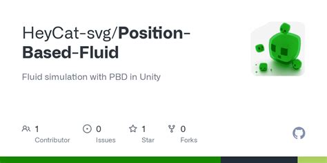 Github Heycat Svgposition Based Fluid Fluid Simulation With Pbd In Unity