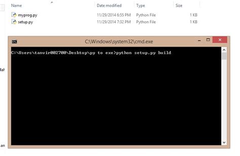 Tanvirs Blog Python Build Py File To Exe
