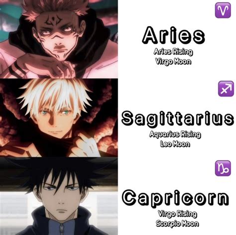 Jujutsu Kaisen Characters Zodiac Signs 60 Photos