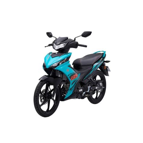 YAMAHA LC FI LC V CYAN BLUE WHITE NEW COLOUR Shopee Malaysia