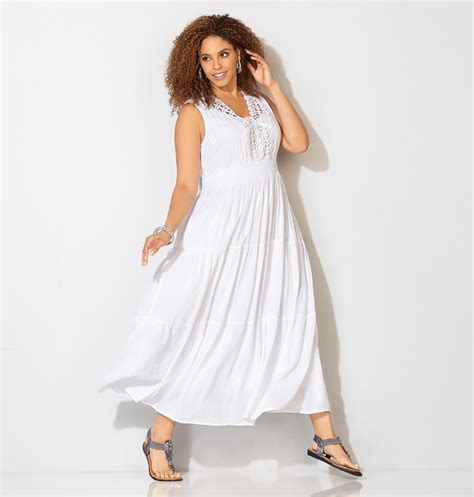 White Sundress Plus Size Dresses Images 2022