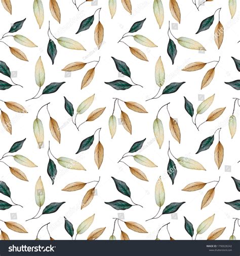Earth Tone Leaf Shape Patterns Seamless Images Stock Photos Vectors Shutterstock