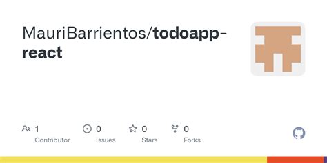Github Mauribarrientostodoapp React
