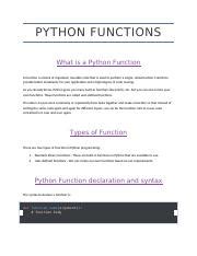 Master Python Functions Types Syntax And Benefits Course Hero