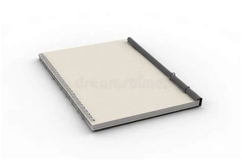 Blank Spiralbound Notebook Mockup With Pen A Versatile Design Resource