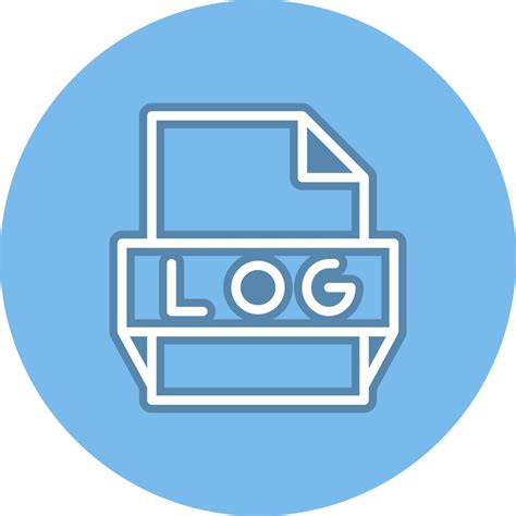 Log File Format Icon 15824179 Vector Art At Vecteezy