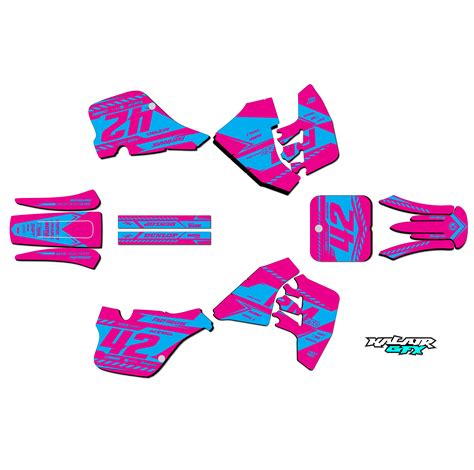 Suzuki Rm250 Graphics Kit 1989 1992 Lethal Series Kalair Gfx