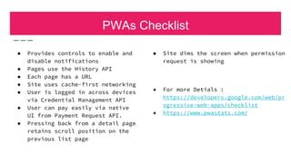 PWA Progressive Web App PPTX