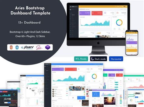aries admin responsive bootstrap 4 dashboard template dashboard