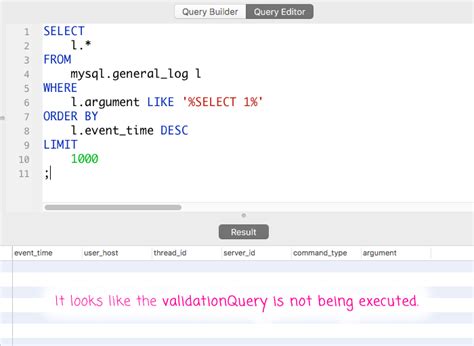 The Mysql 5 1 Java Driver Deprecates Validationquery Which Is Why