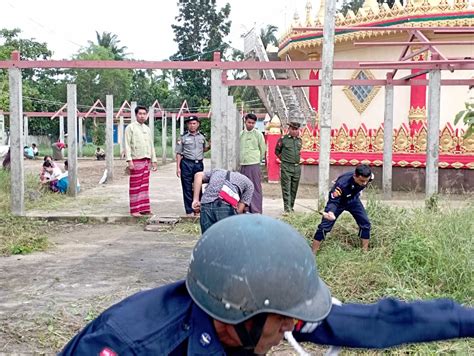 ဂွမြို့နယ်တွင် မြို့သန့်ရှင်းသာယာလှပစေရေးအတွက် ဘုန်းတော်ကြီးကျောင်းများ