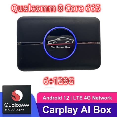 Qualcomm Octa Core 665 กล่อง Android Box สำหรับวิทยุติดรถที่มีระบบ Apple Carplay ติดมาจากโรงงาน