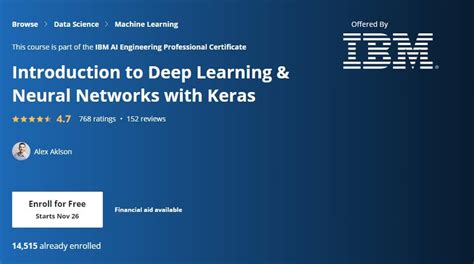 7 Best Keras Online Courses You Need To Know Bestseller 2024