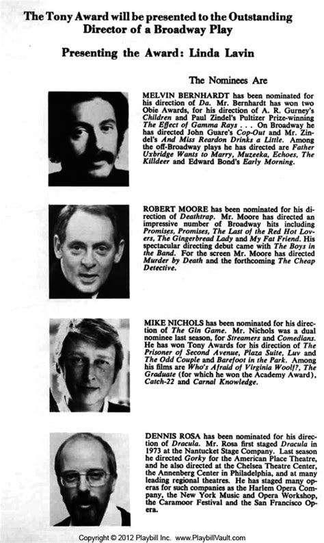 The 32nd Annual Tony Awards 1978 Broadway Sam S Shubert Theatre