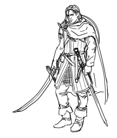 Fighter Drawing Dandd