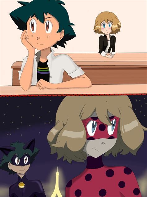 Amourshipping X Miraculous Ladybug By Sophielaurel1 Pokemon Ash And