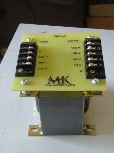 100va Single Phase Control Transformer At ₹ 1200 Single Phase Transformer In New Delhi Id