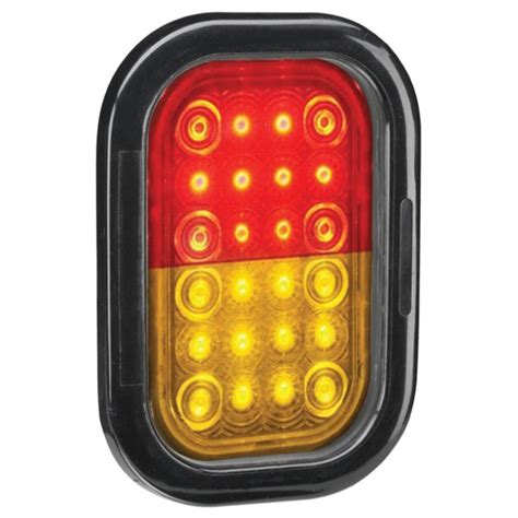 Narva Model 45 Led Rear Direction Lamps With Vinyl Grommet 160 X 112mm