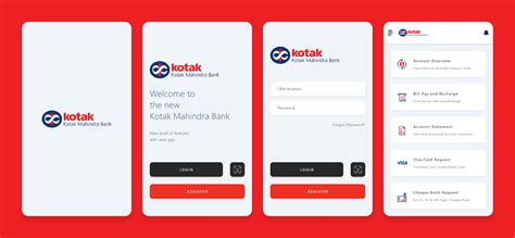 Kotak Mobile App Concept Behance