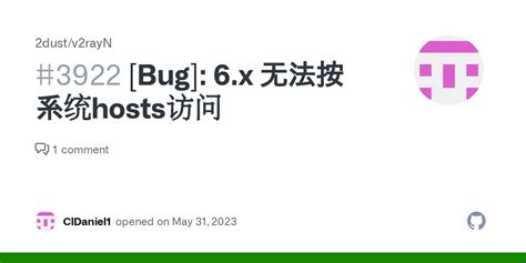 Bug 6x 无法按系统hosts访问 · Issue 3922 · 2dustv2rayn · Github