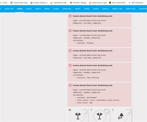 After Complete Installation Error Custom Element Does Not Exist Decluttering Card Issue