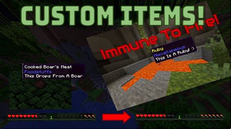 How To Make Items In Mcreator 3 Youtube