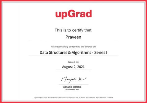 praveen ambannavar on linkedin datastructures algorithms upgrad learningeveryday