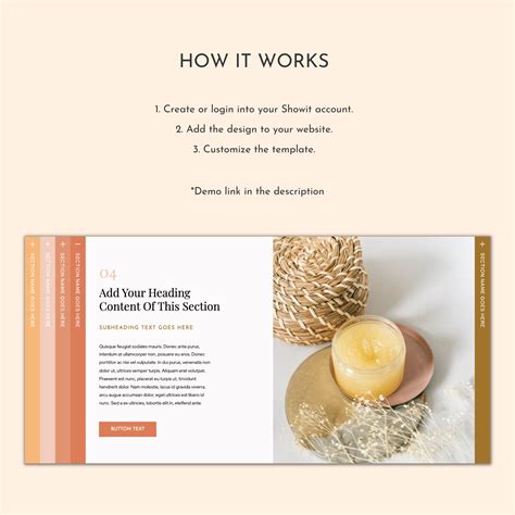 showit template add on showit canvas faq accordion layout showit