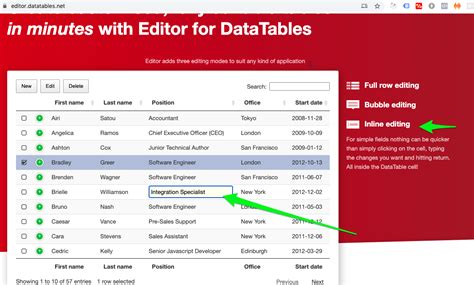 Add Ability To Inline Edit On Rows Without Having To Click Edit Button · Issue 1471 · Mbrn