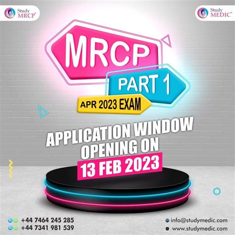 Mrcp Part 1 Application Window Opening Artofit