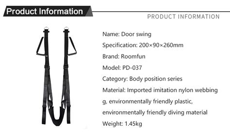 Bdsm Posture Door Swing Pd 037 Roomfun Sex Toys Products Factory