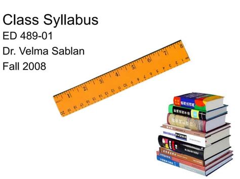 Class Syllabus Ppt