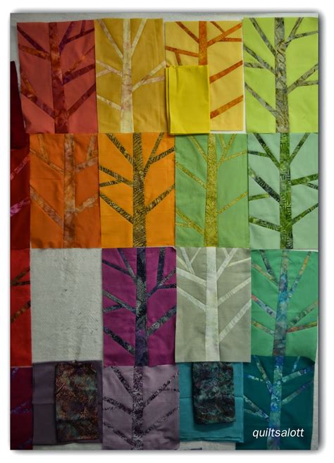 Quiltsalott Trees In Nature And Patchwork