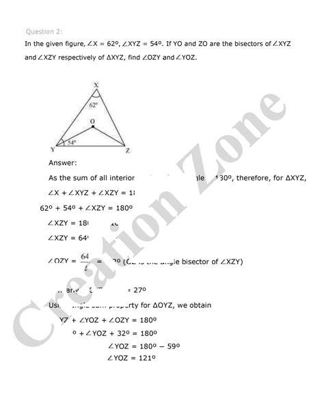Class Chapter Lines And Angles