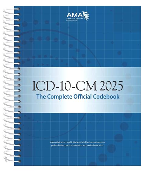 Icd 10 Cm 2025 The Complete Official Codebook 9781640163102 Medicine And Health Science Books