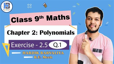 Chapter 2 Polynomials Algebric Identities Maths Class 9 Ncert Youtube