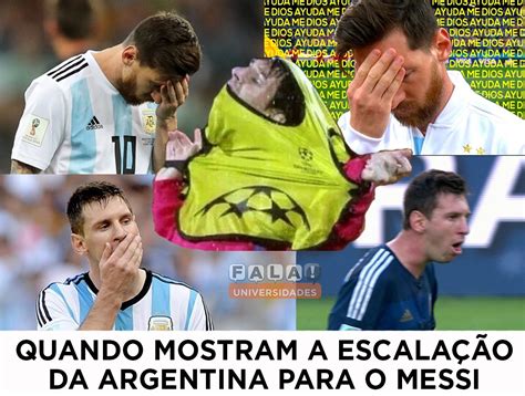 Messi Ciao Os Melhores Memes De Argentina E Croácia Fala Universidades