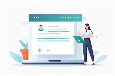 Premium Ai Image Sensitive Information Concept Flat Vector Illustration