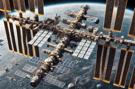Detailed Structure Of The Iss Premium Ai Generated Image Detailed Structure Of The Iss Premium Ai Generated Image