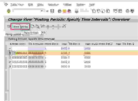 Define Posting Period Variant In SAP