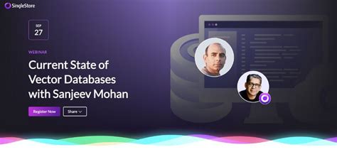 Free Webinar On Vector Databases By Singlestore Vinija Jain Posted On The Topic Linkedin