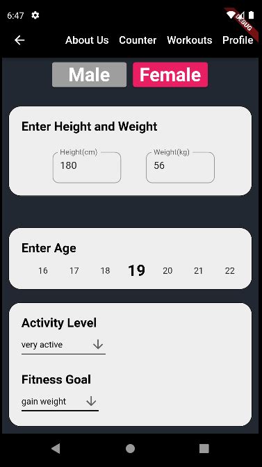 GitHub Jai Rajani Fitness App Fitness App Using Flutter To Track Calories And Calculate BMI