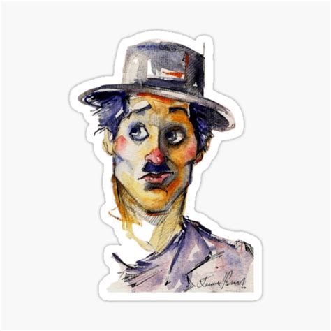 Charlie Chaplin Sticker For Sale By Shashimi Store Redbubble