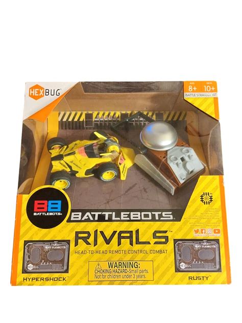 Hexbug Battlebots Rivals Hypershock And Rusty Head To Head Remote Control