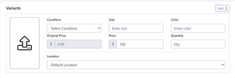 How To Add Variants