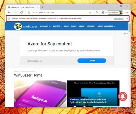 Windows 10 How To Use Internet Explorer Mode In Microsoft Edge IE Mode WinBuzzer