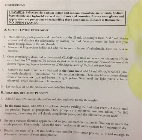 Solved This Experiment Uses Absolute Ethanol And 95