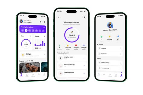 Gamification For A Health And Fitness App On Behance