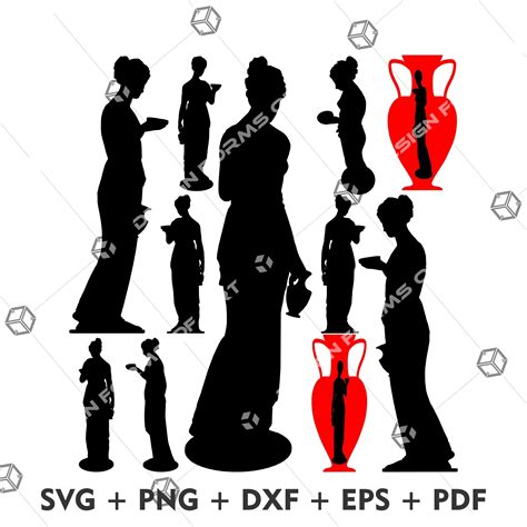 Ancient Statue Of Woman SVG Venus Svg Aphrodite Svg Greek Statue Svg Antique Statue Svg