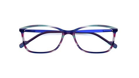 Specsavers Womens Glasses Saphire Purple Rectangle Plastic Acetate Frame €160 Specsavers